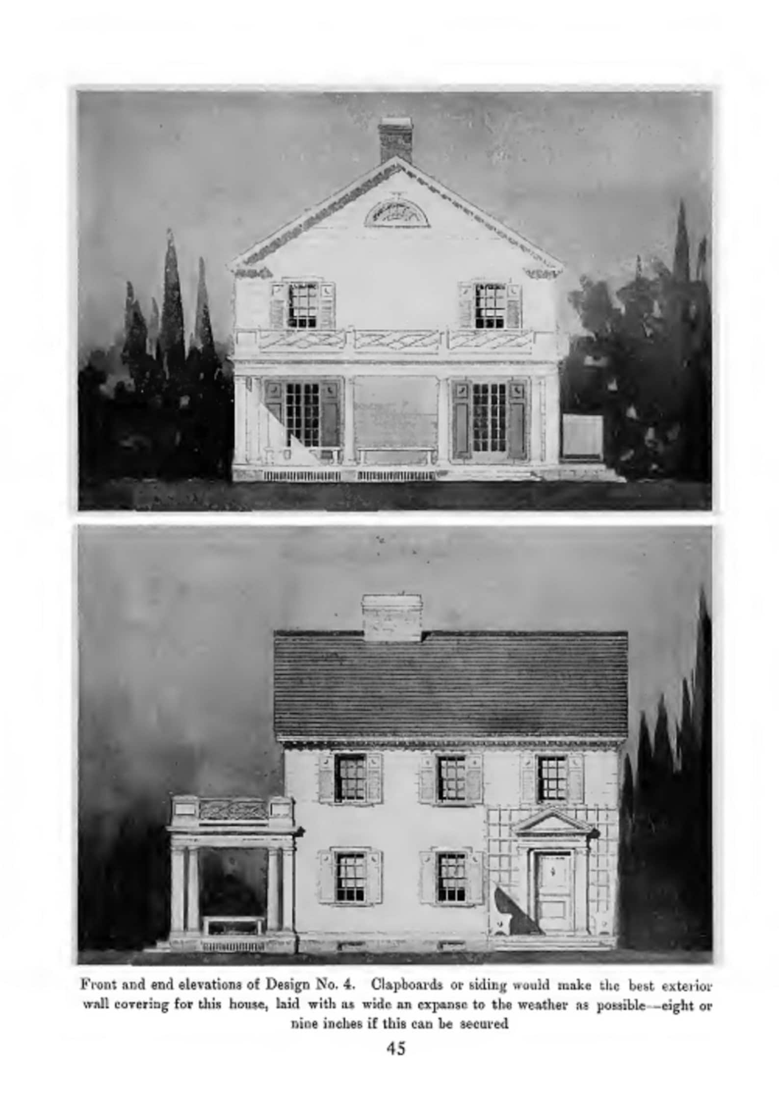 A Book of HOUSE PLANS - Floor Plans for Original Designs of Various ...