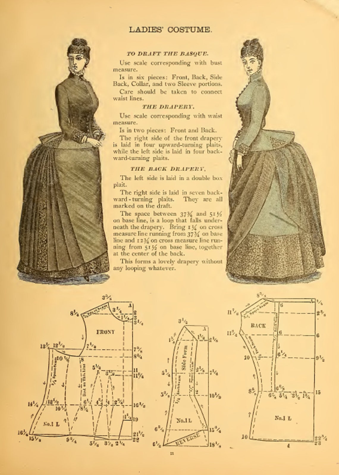 Victorian Dress Sewing Patterns Design Your Own Theatre - Etsy
