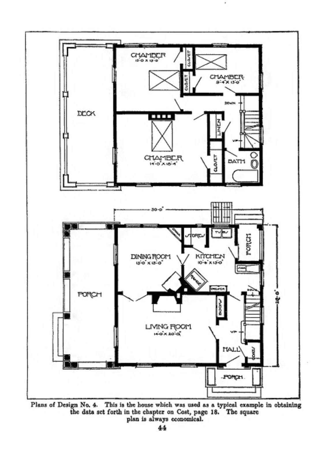 A Book of HOUSE PLANS - Floor Plans for Original Designs of Various ...