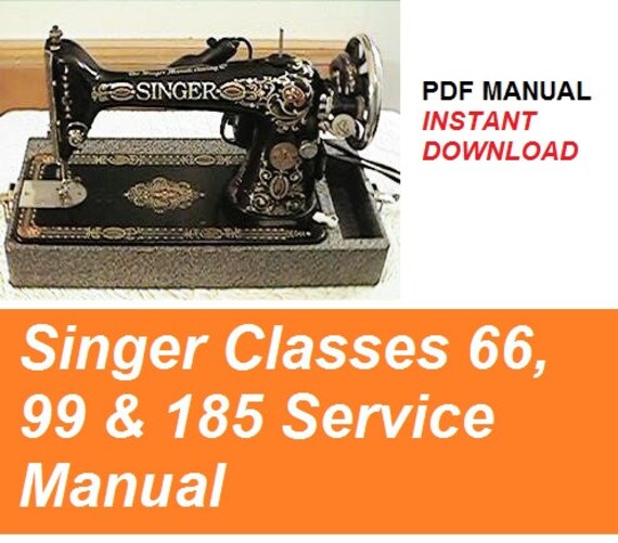 Singer Sewing Machine Classes Models 66 99 185 Service | Etsy