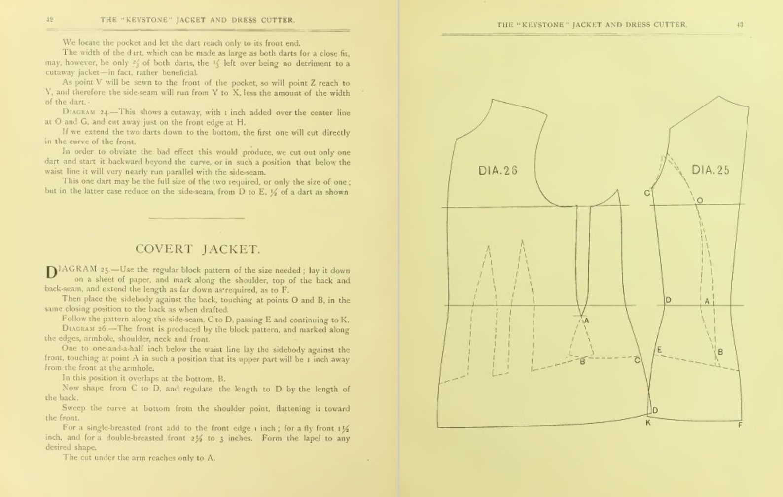 Victorian Dress Sewing Patterns the keystone Jacket and Dress Cutter ...
