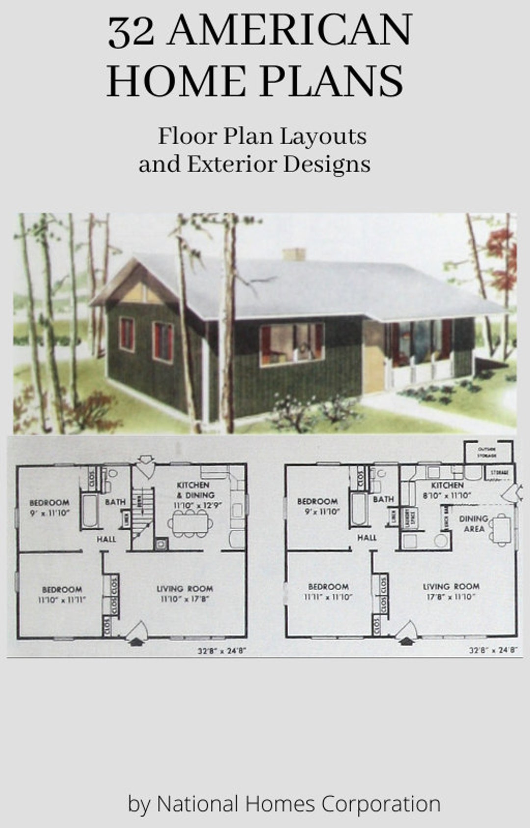 32 AMERICAN HOME PLANS - Floor Plan Layouts and Exterior Designs - Read ...