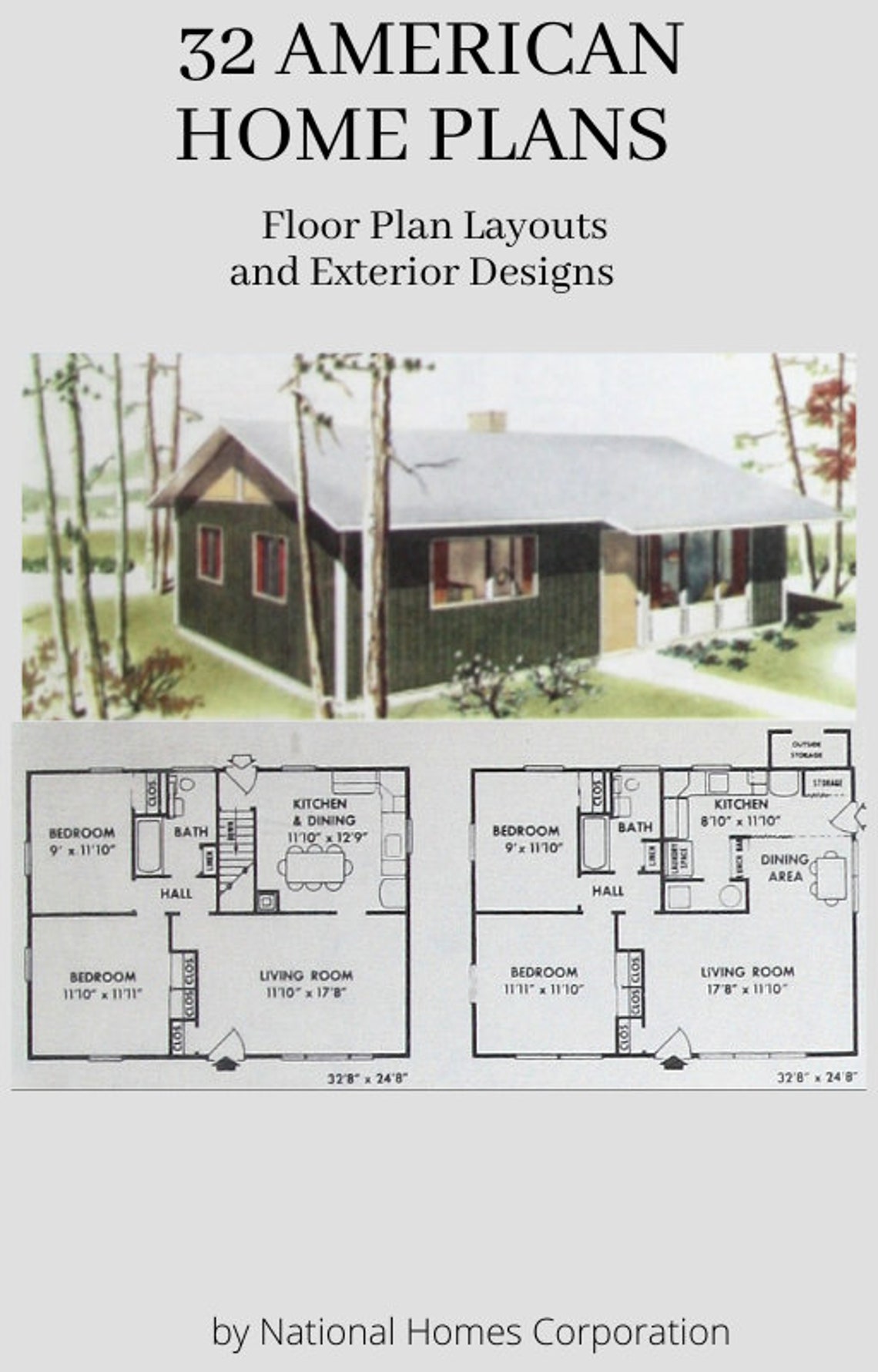32 AMERICAN HOME PLANS - Floor Plan Layouts and Exterior Designs - Read ...