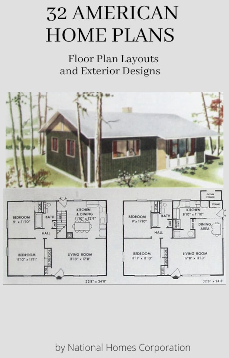 32 AMERICAN HOME PLANS - Floor Plan Layouts and Exterior Designs - Read ...