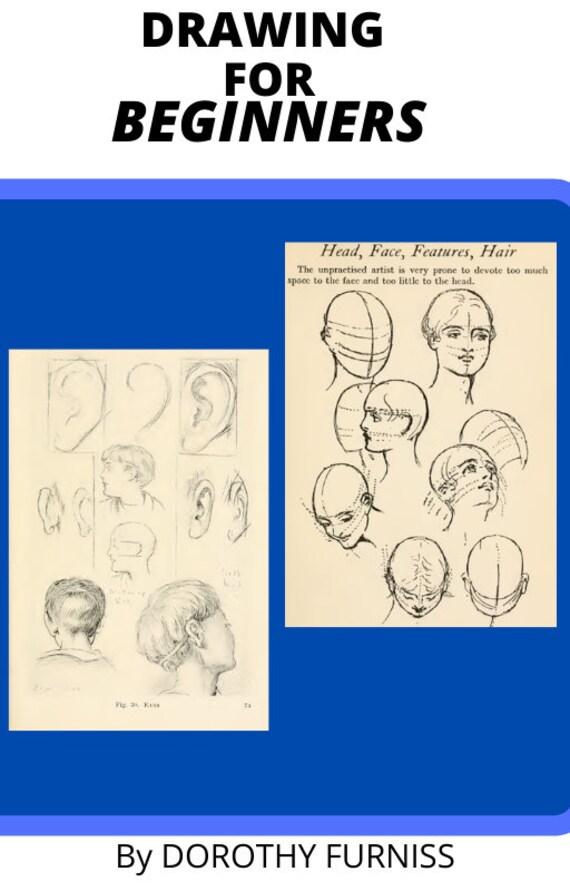 DRAWING for BEGINNERS an Illustrated Handbook on Learning to | Etsy