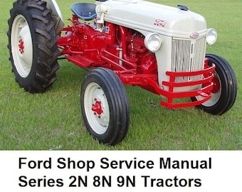 Ford 9N 2N 8N Tractor Assembly Parts Manual Catalog Book Exploded View ...