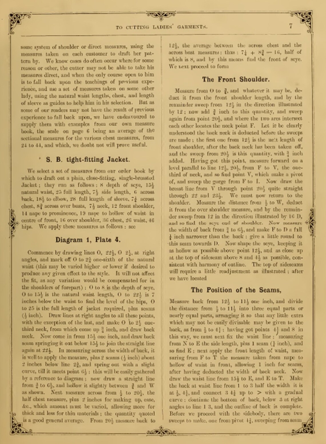 The Cutters Practical Guide to the Cutting of Ladies Garments 1889 Book ...