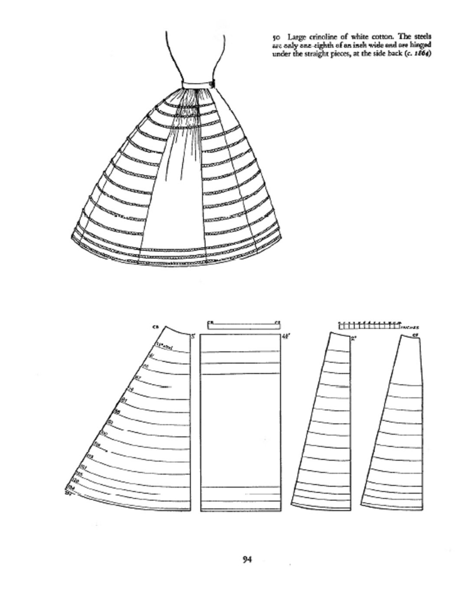 Corsets and Crinolines a Book of Modes & Costumes Ideal for Costume ...