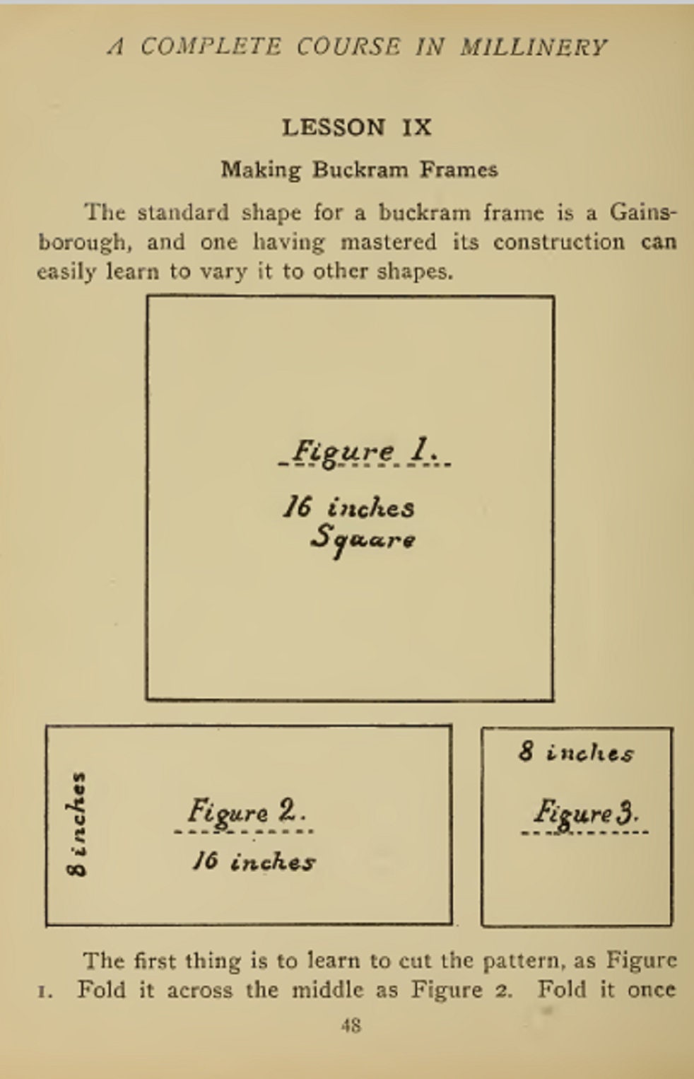 A Complete Course in Millinery - Twenty Four Practical Lessons for ...