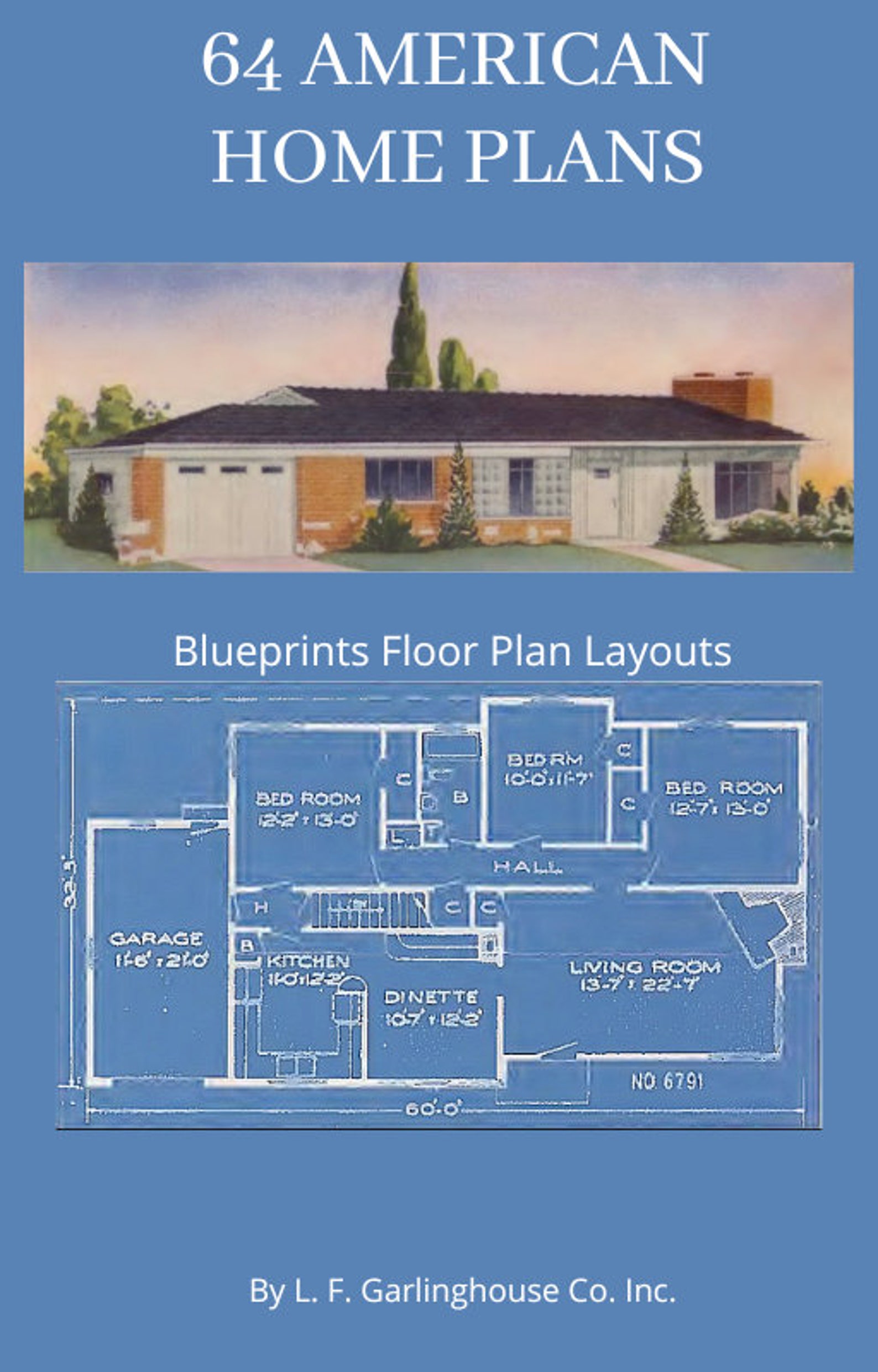 64 AMERICAN HOME PLANS - Blueprints Floor Plan Layouts - Read on Your ...