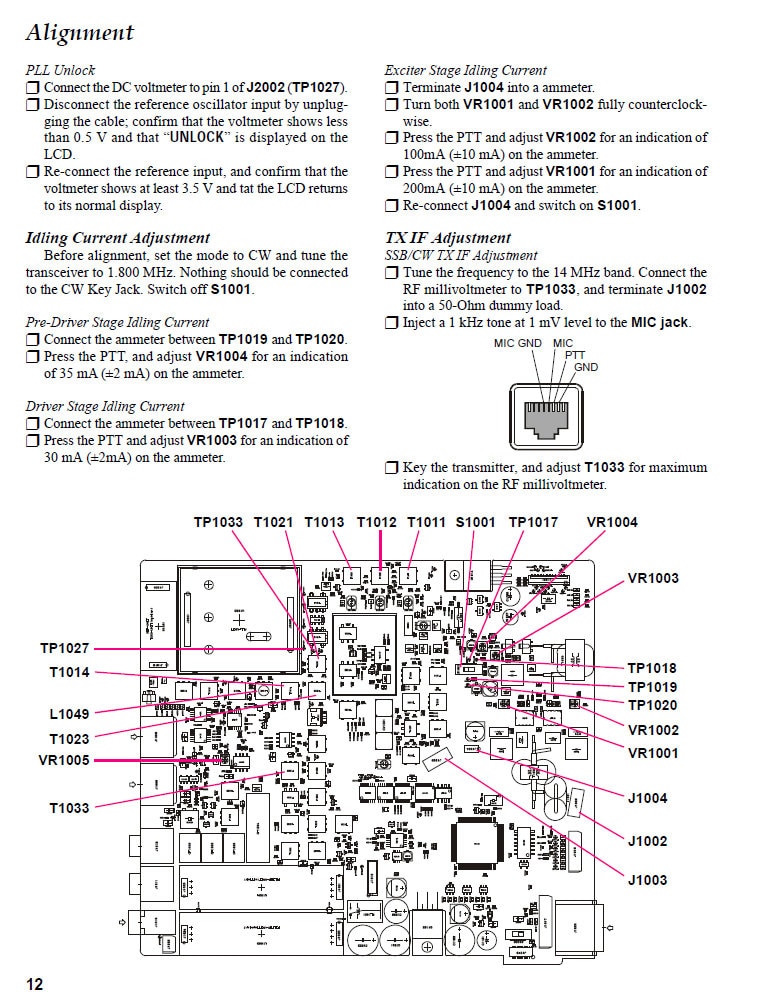 Yaesu Ft-897 Ft897 HF VHF UHF Transceiver Radio Technical Service ...