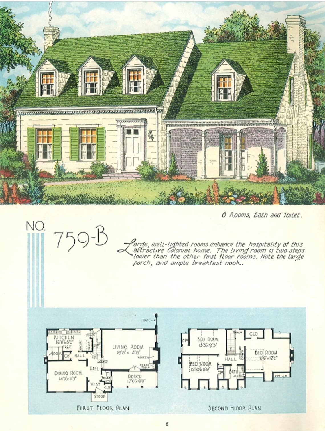 45 COLORFUL AMERICAN Home PLANS Designs - With Simple Layout Floor ...