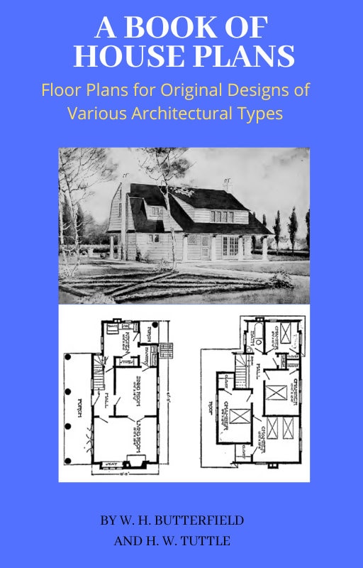 A Book of HOUSE PLANS - Floor Plans for Original Designs of Various ...