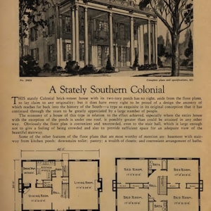 SOUTHERN Style HOUSE PLANS Whit Pictures Descriptions and Floor Plans ...