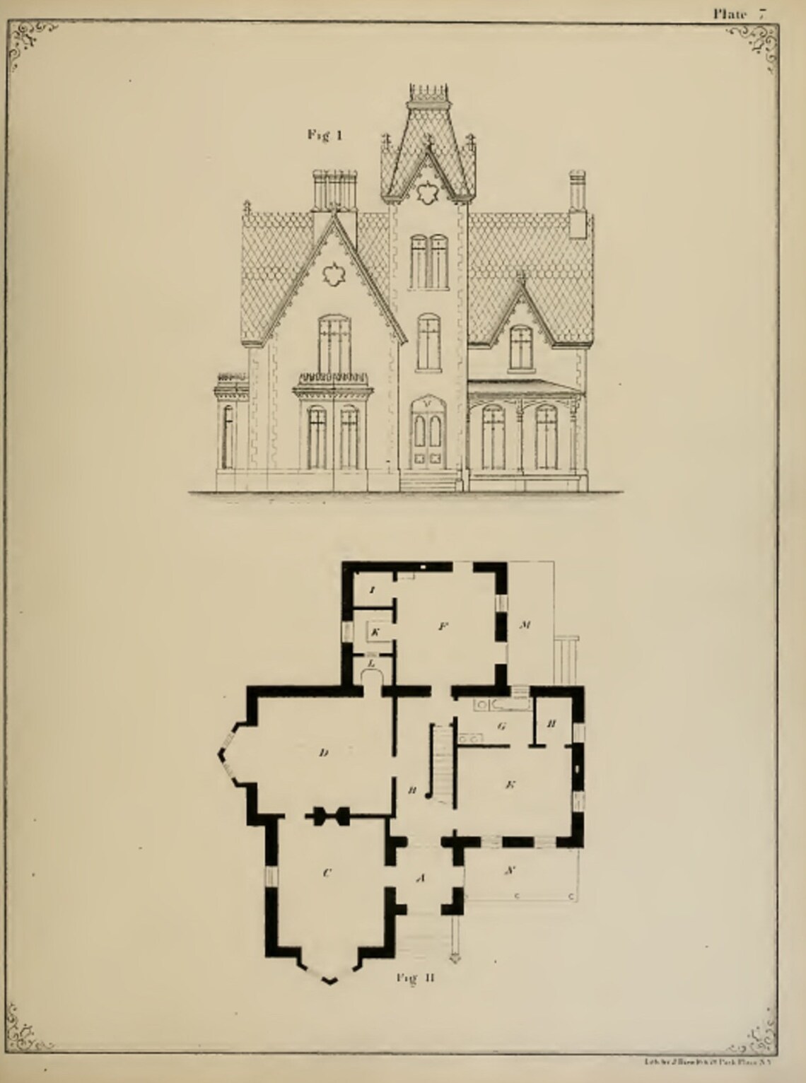 VICTORIAN ARCHITECTURAL PLANS 55 Elevations and Plans for Cottages ...