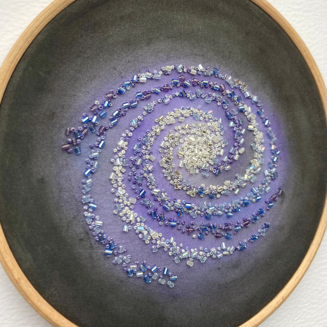 Milky Way 6 Inch Hand Embroidery Glass Beading Watercolour - Etsy