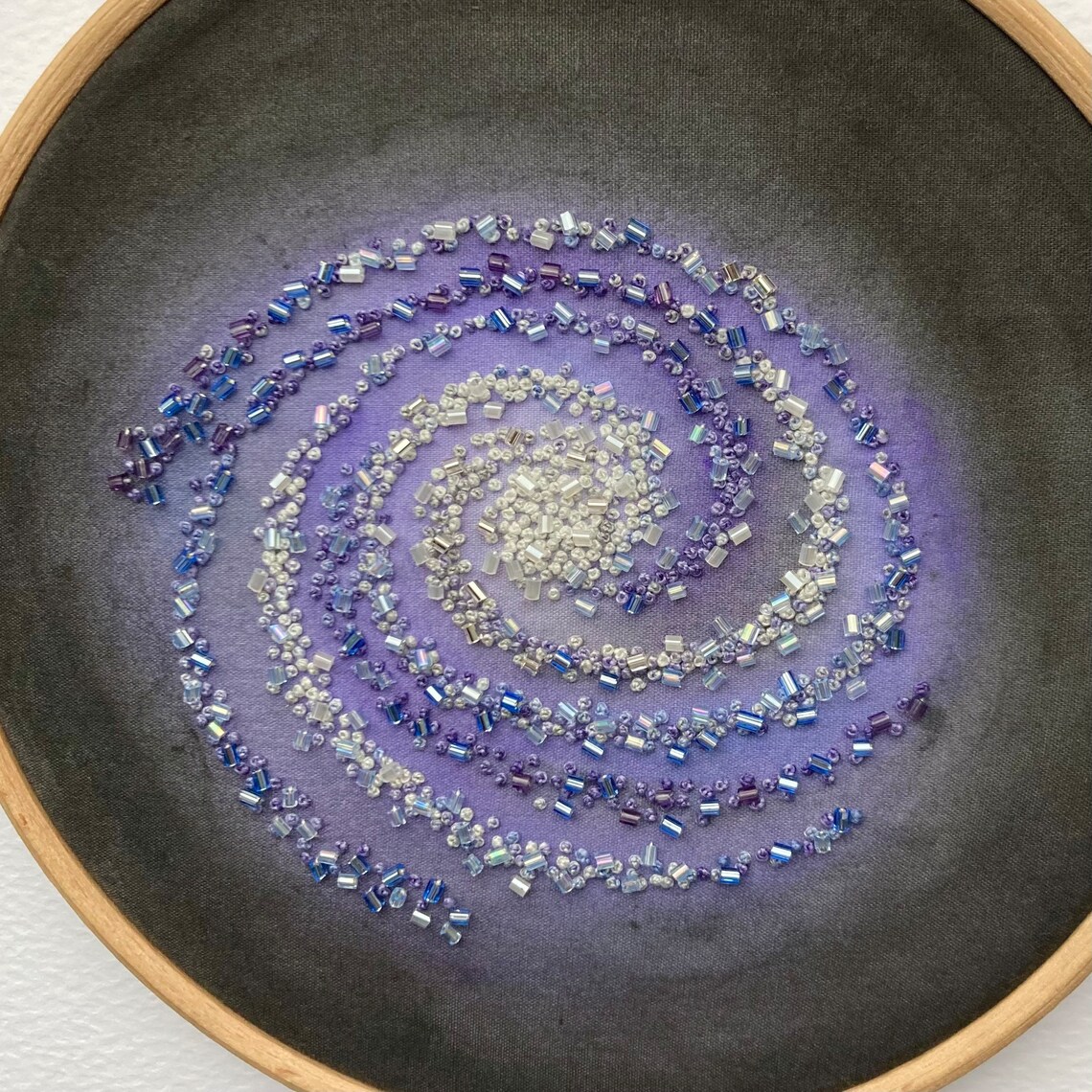 Milky Way 6 Inch Hand Embroidery Glass Beading Watercolour - Etsy