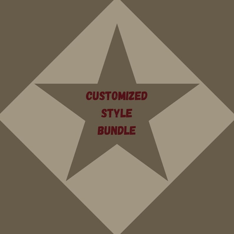 Custom Style Bundle - Etsy