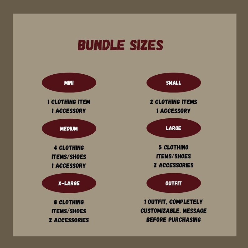 Custom Style Bundle - Etsy
