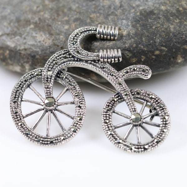 Bicycle Brooch - Etsy