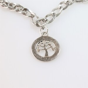 Small Tree of Life Charm Bracelet Vintage Sterling Silver - Etsy
