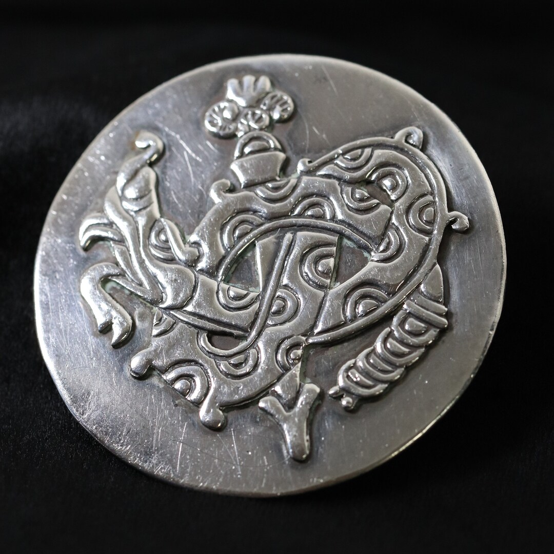 William Spratling Brooch | Vintage Sterling Silver | Quetzalcoatl ...