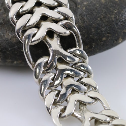 Sterling Silver Vintage Taxco Collar Modernist Necklace - Etsy