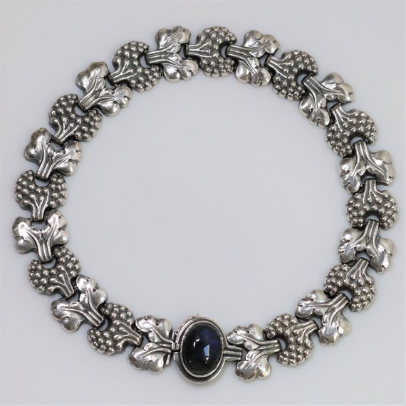 Rare Georg Jensen Paris Necklace 30 | Vintage Sterlin… - Gem