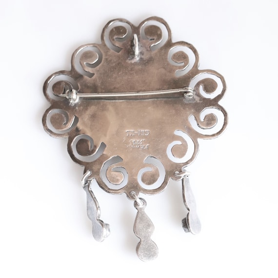 Vintage MATL Style Sterling Silver Brooch: Amethyst, … - Gem