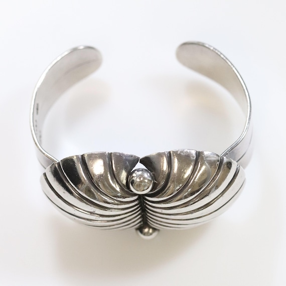 Raphael Dominguez Silver Cuff Statement Bracelet | 98… - Gem