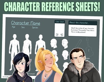 Character Reference | Etsy