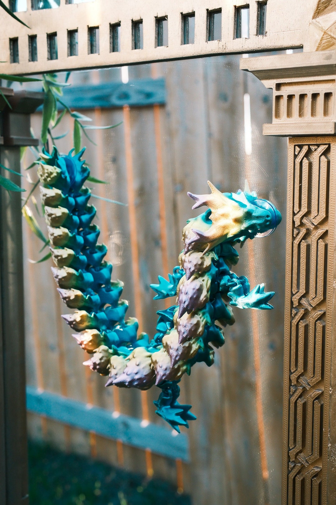 Articulated Climbing Dragon With Suction Cups: 3D Printed Fidget Toy - Etsy