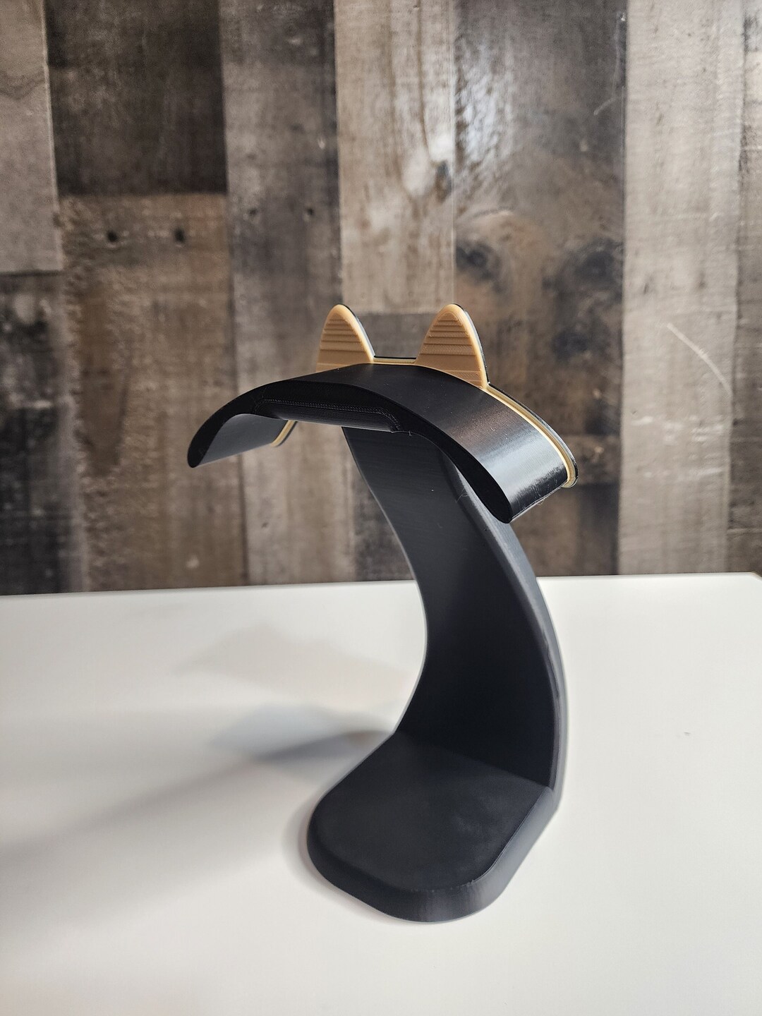 Cat Ear Gaming Headphone Stand: Modern Headset Holder - Etsy
