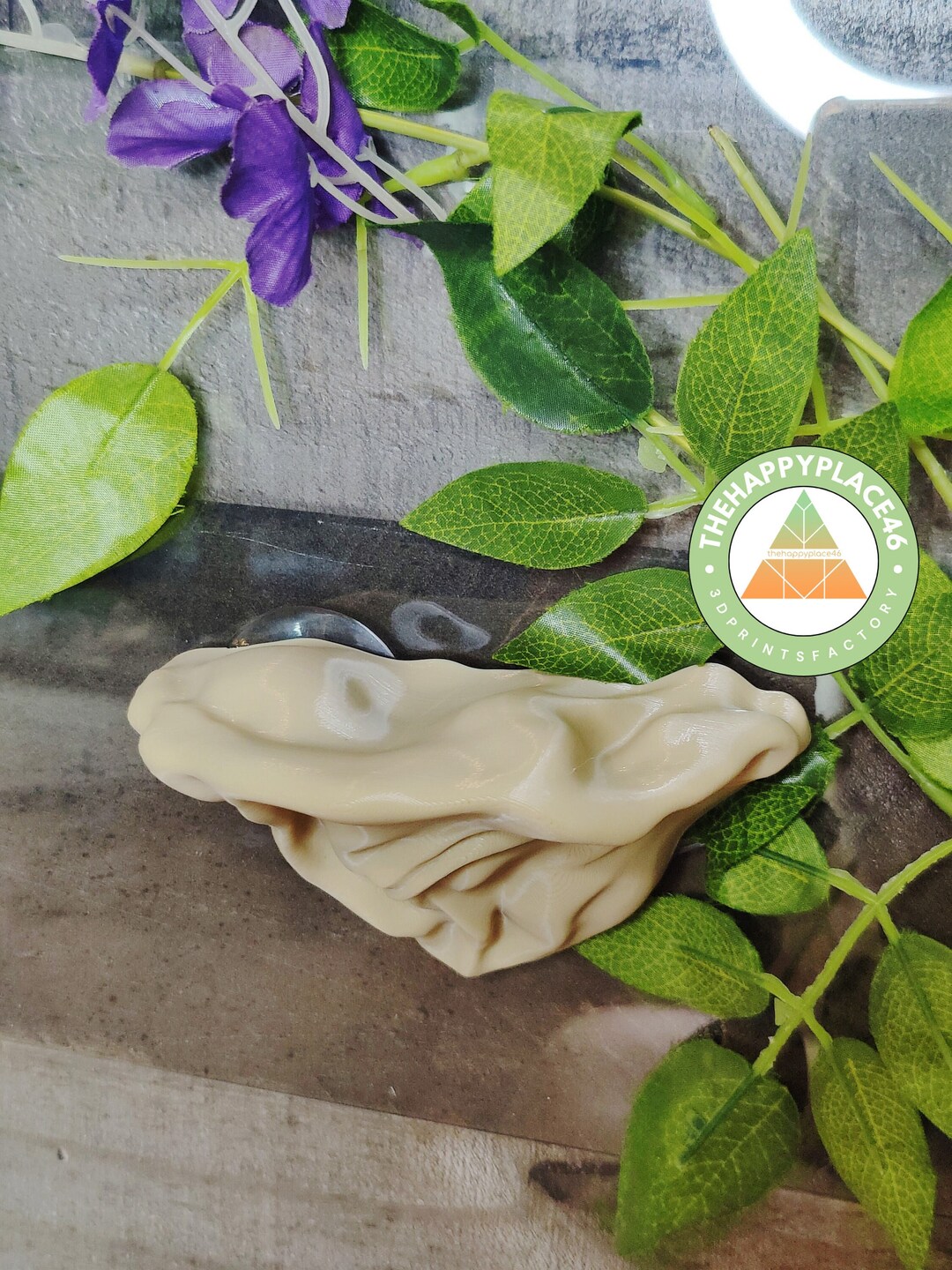 Crested Gecko and Frog Hanging Wavy Mushroom Ledge - Etsy UK