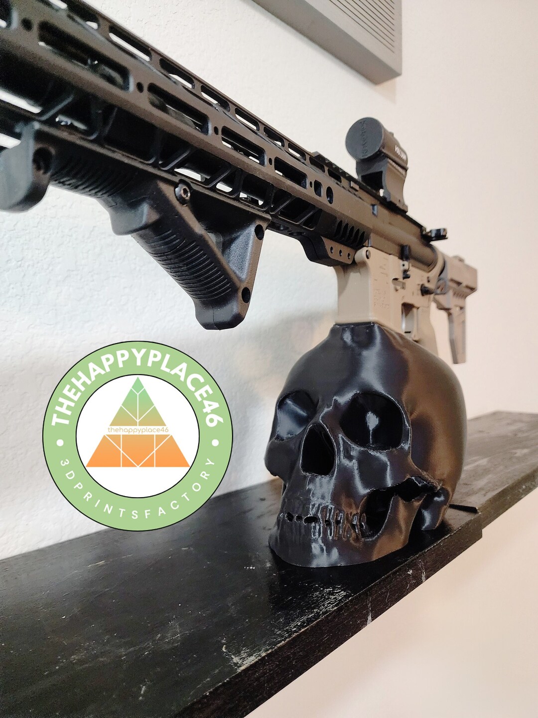 AR15 Skull Display Stand - Etsy