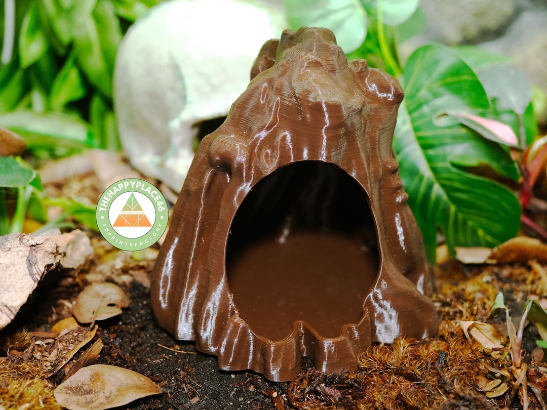 Tree Stump Gecko and Reptile Hide - Etsy