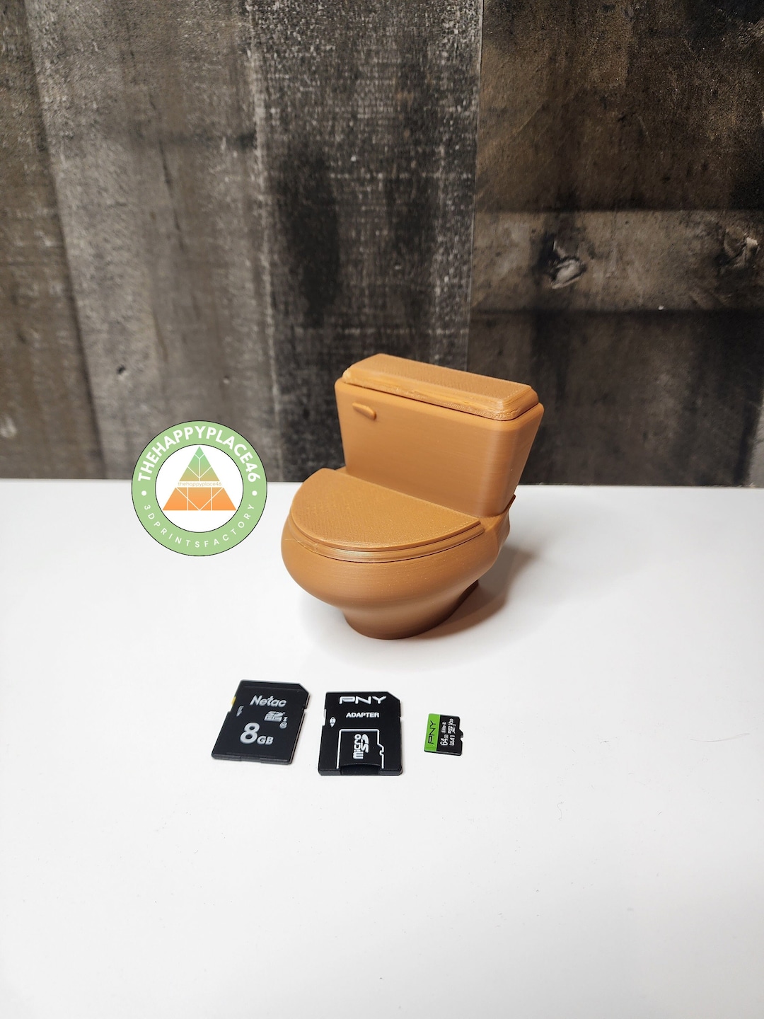 3D Printed Toilet SD Card Holder - Funny Photographer Gift - Etsy
