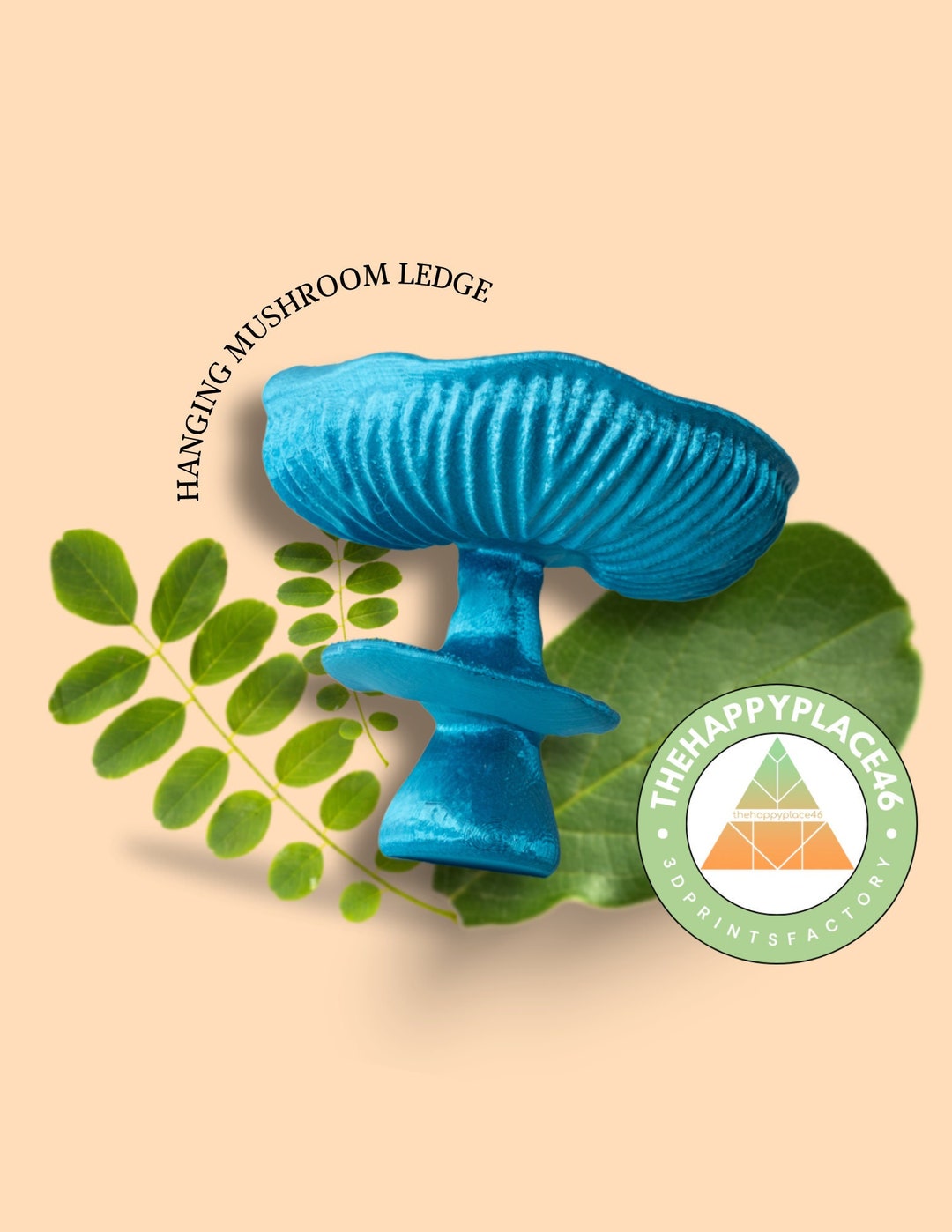 Frog and Reptile Hanging Mushroom Ledge Suction Cups - Etsy