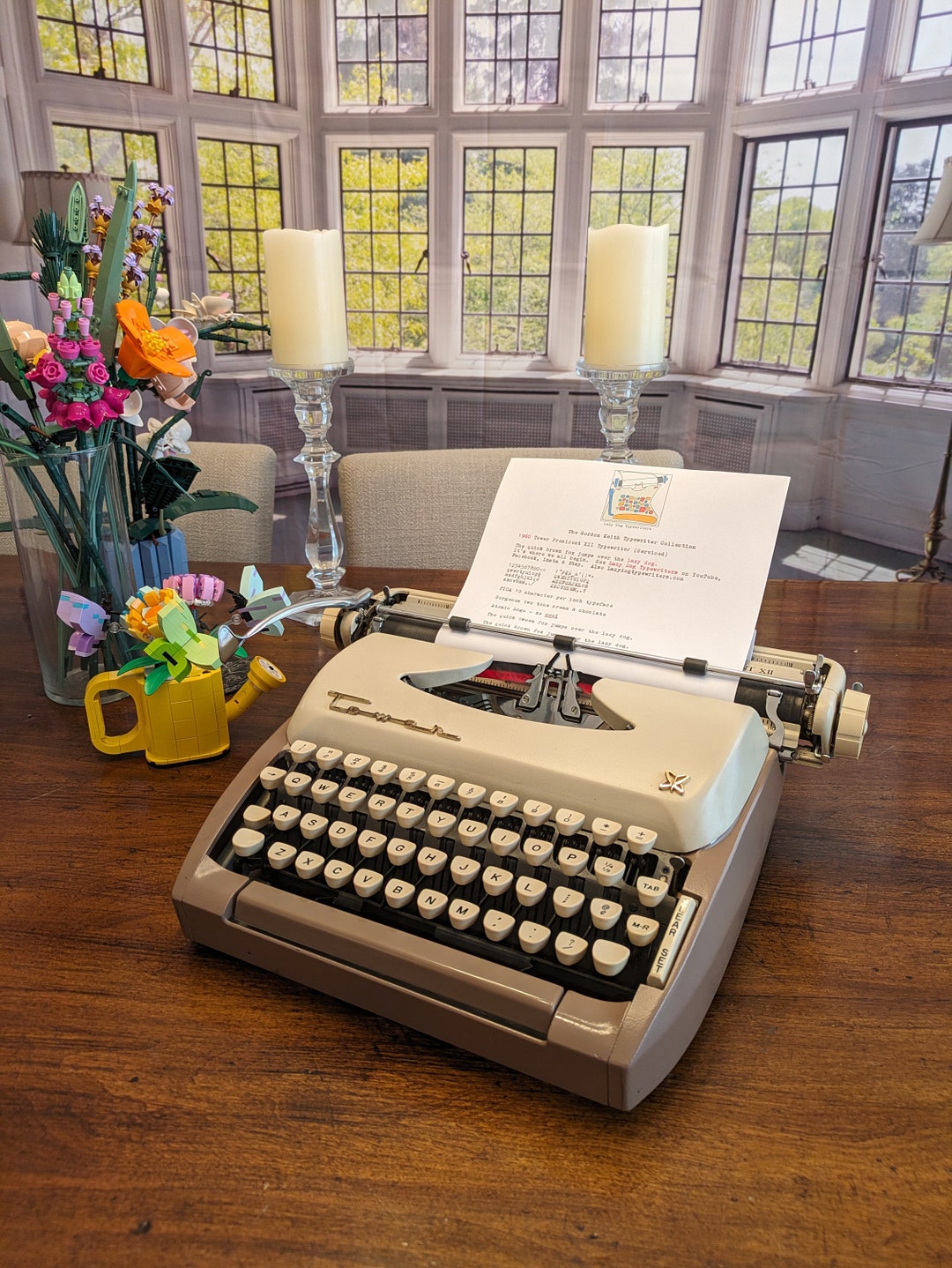 Rare 1960 Sears Tower President XII Typewriter serviced Ready to Write ...