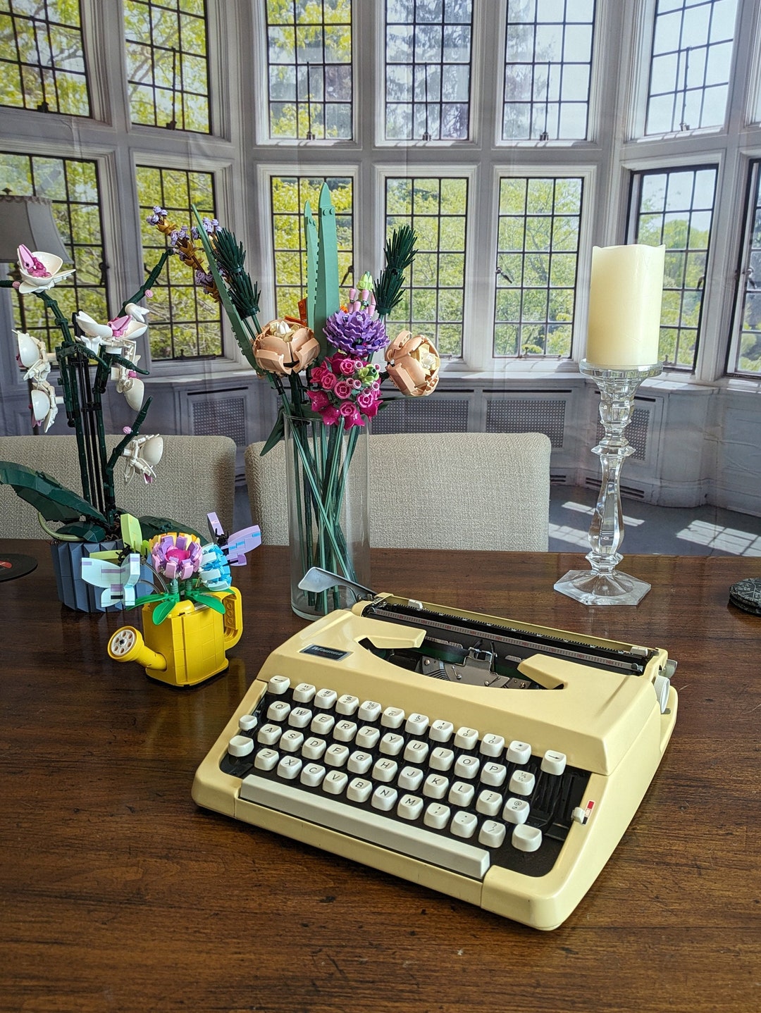 1962 Pastel Yellow Wedgefield Kmart 100 Typewriter by Brother (serviced ...