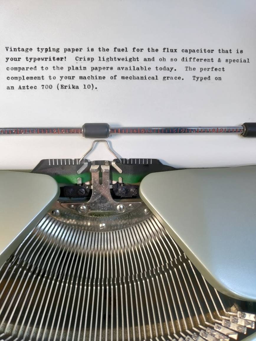 Typewriter With Paper
