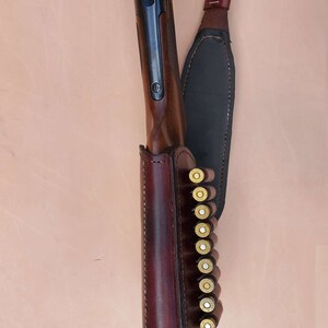 Leather Rifle Stock Shell Carrier - Etsy