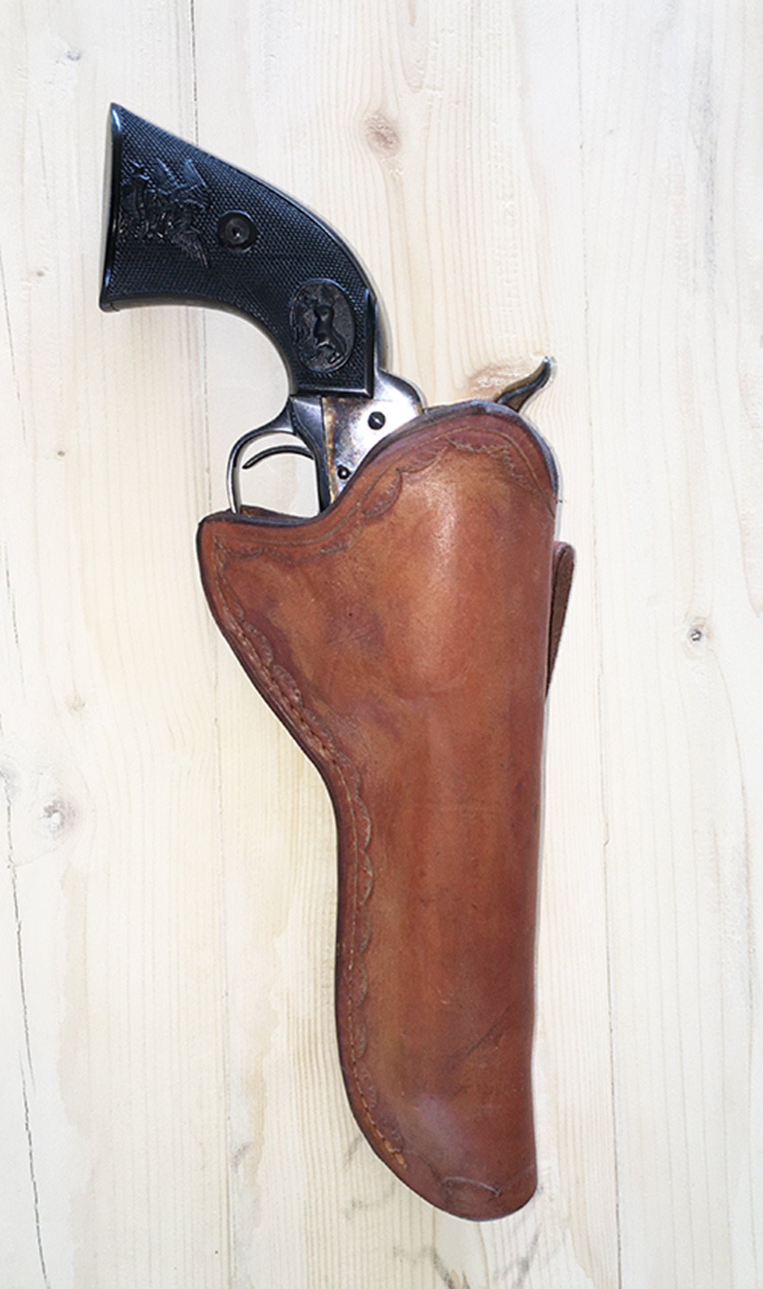 American Western .45 Long Colt Leather Cross Draw Holster - Etsy