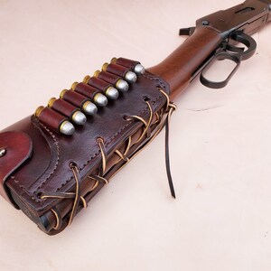 Leather Rifle Stock Shell Carrier - Etsy