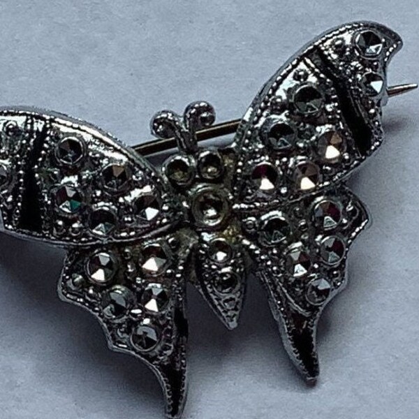 Antique Butterfly Brooch - Etsy