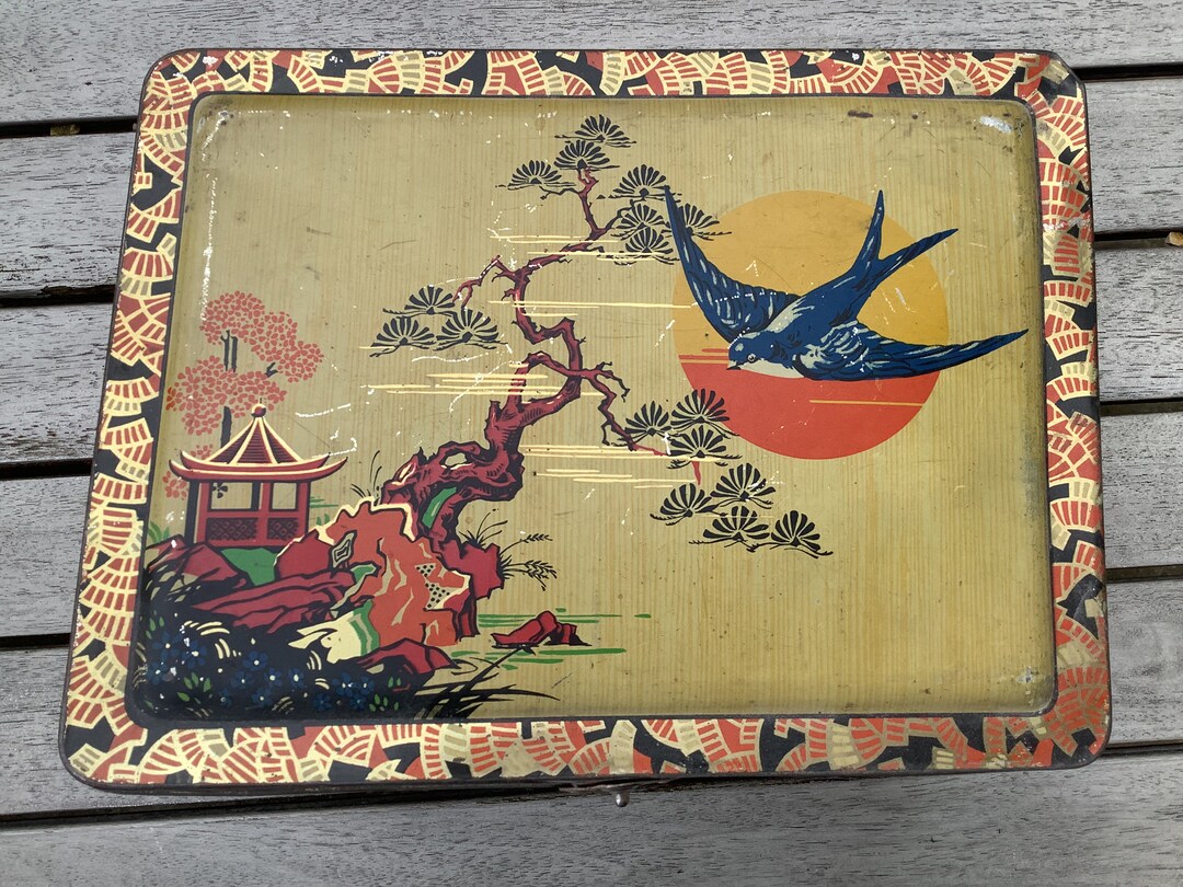 Bluebird Toffee Tin - Etsy