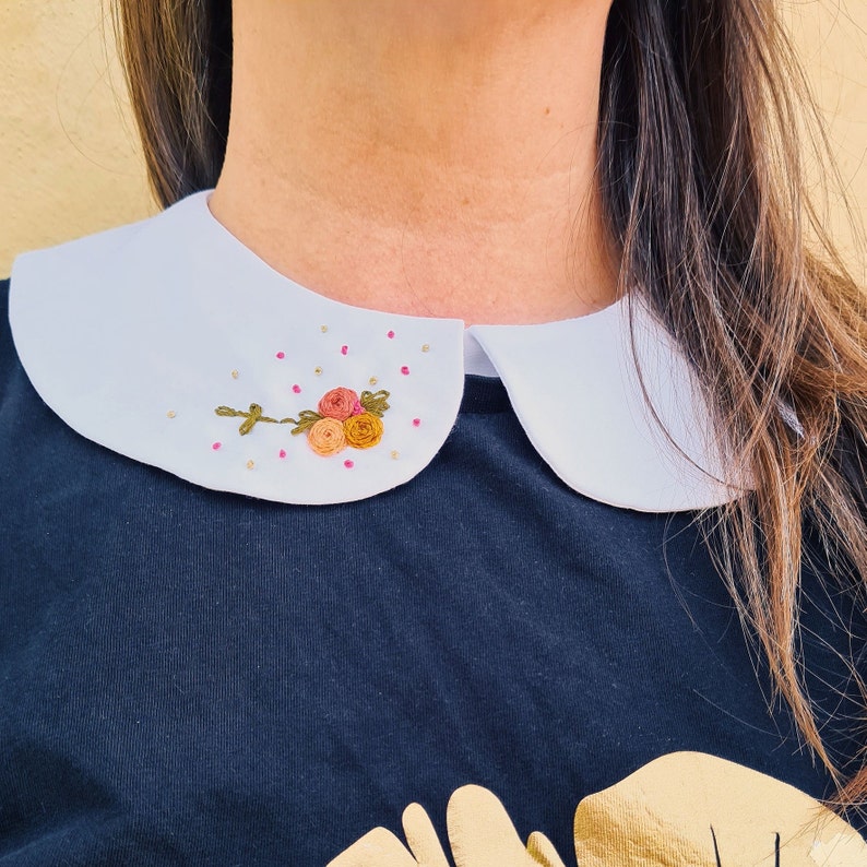 Detachable Peter pan collar PDF pattern sewing pattern PDF | Etsy