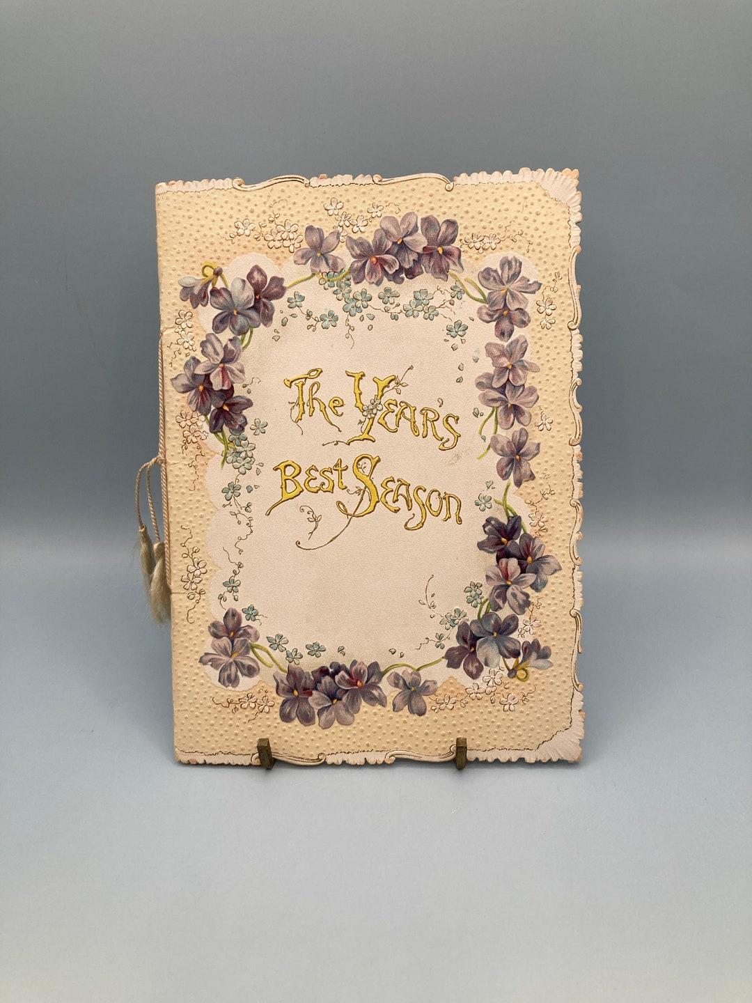Antique Victorian Era Booklet the Year's Best Seasons Poems, Thoughts ...