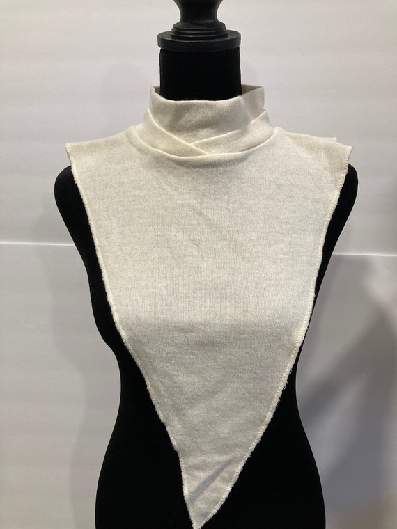 Vintage 1970s dickey white - Gem