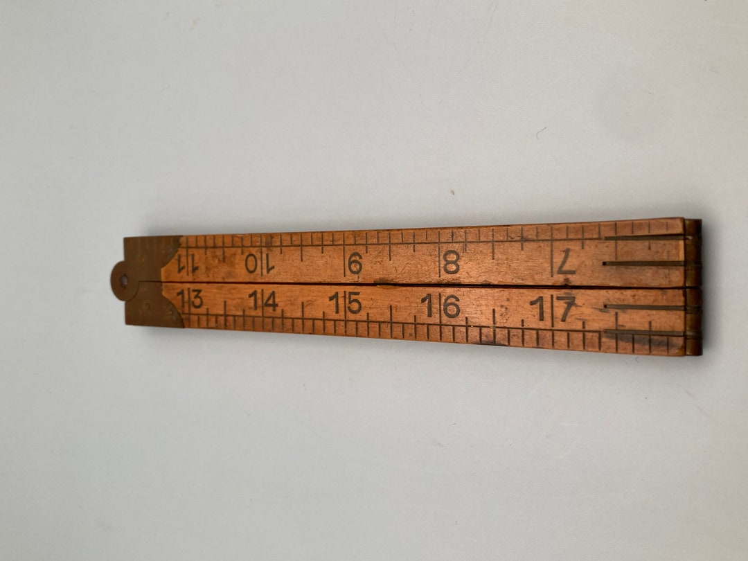 Antique Folding Ruler Wooden 1940s Rare Foreign Brand 23 - Etsy